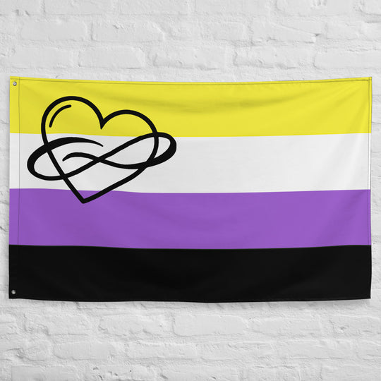Nonbinary Poly Pride Flag | Polycute | LGBTQ & Polyamory Cards & Gifts ...